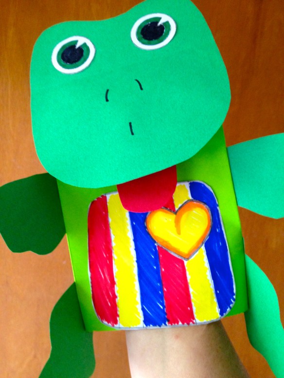 Make a Frog Puppet | Granny Vee